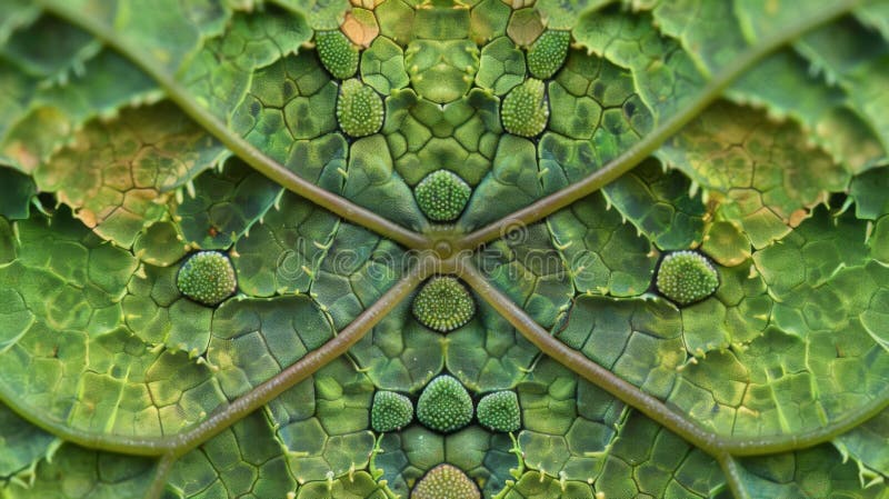 Zoomedout View of the Underside of a Leaf with Numerous S of Stomata ...