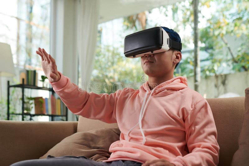 Zoomer Exploring Metaverse stock image. Image of headset - 278834431 Zoomer Exploring Metaverse stock image. Image of headset - 278834431