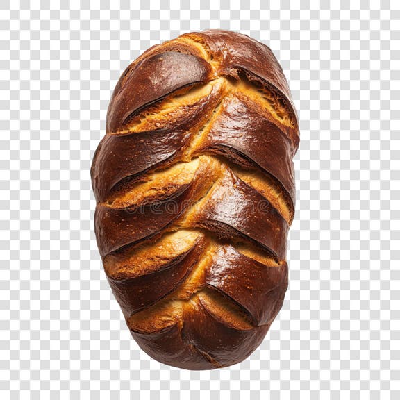 Zopf Bread Isolated on a Transparent Background Stock Illustration ...