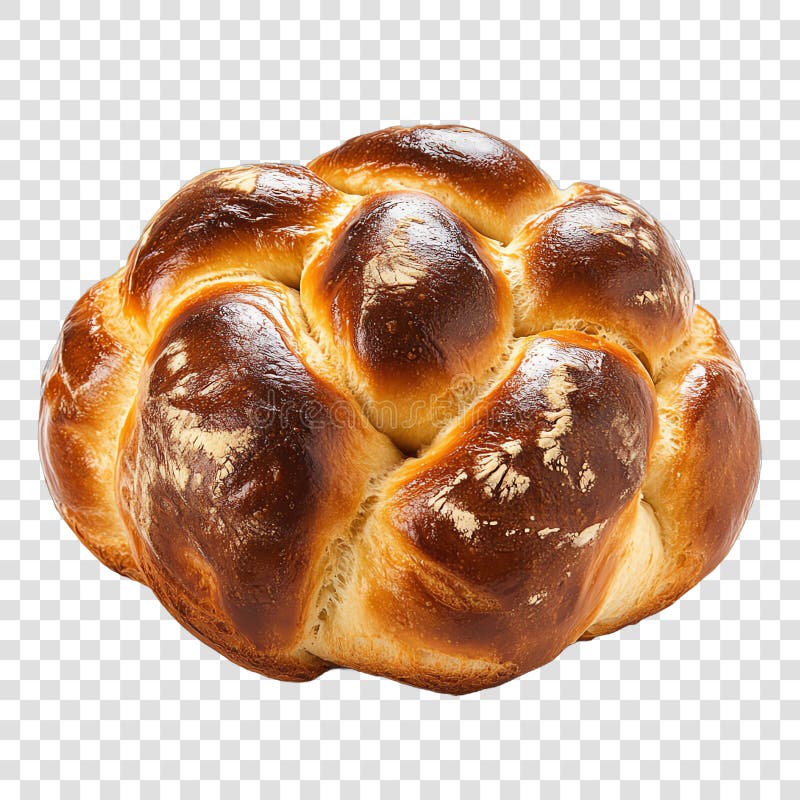 Zopf Bread Isolated on a Transparent Background Stock Illustration ...