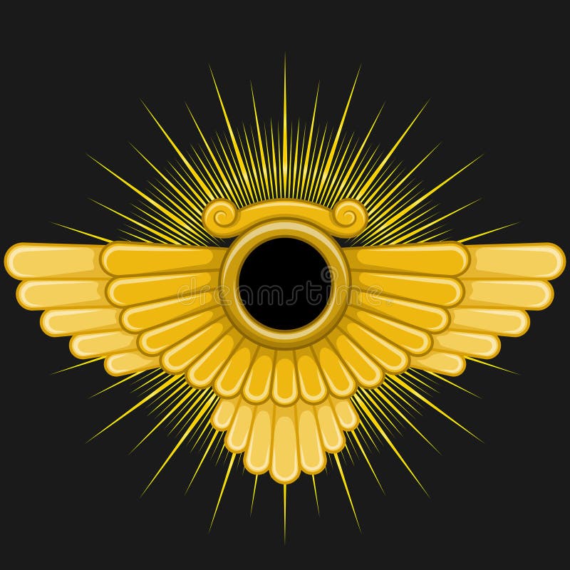 Jesus Winged Solar Disk