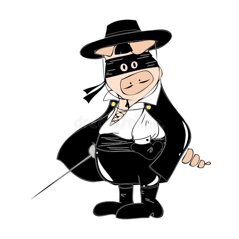 Zorro Cartoon Stock Illustrations – 703 Zorro Cartoon Stock ...