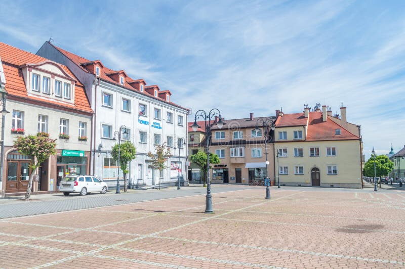 Market Square Rynek in Zory Editorial Stock Image - Image of industry ...
