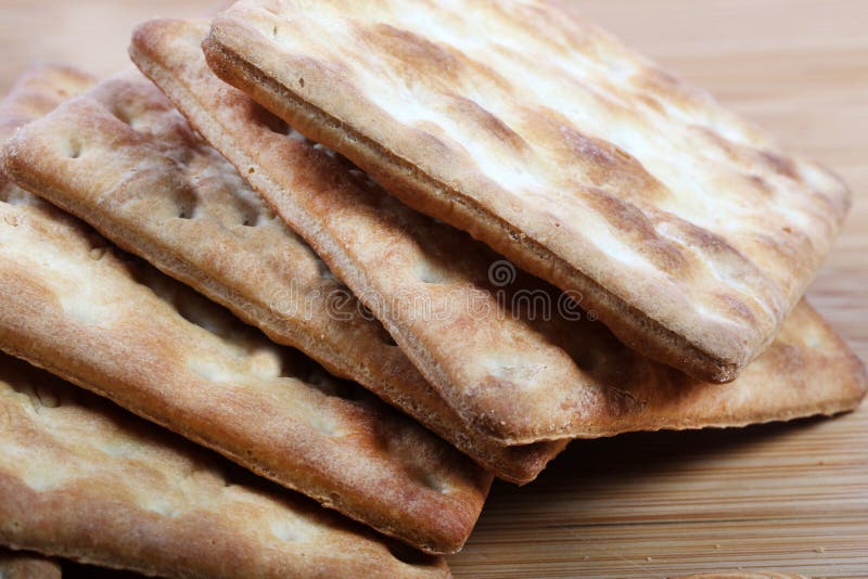 Zoute crackers stock foto. Image of voedsel, bloem, koekjes - 107714378