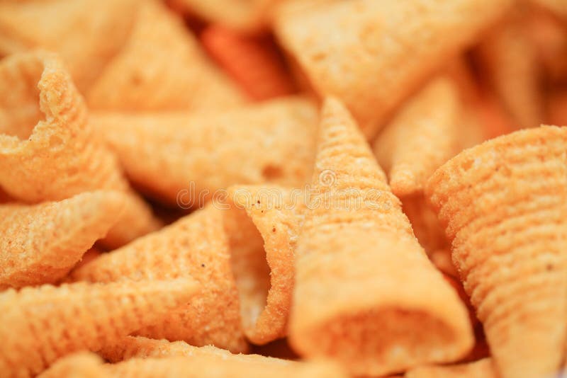 Zoute Kruidige Snacks Pretzels Close-up Stock Afbeelding - Image of ...