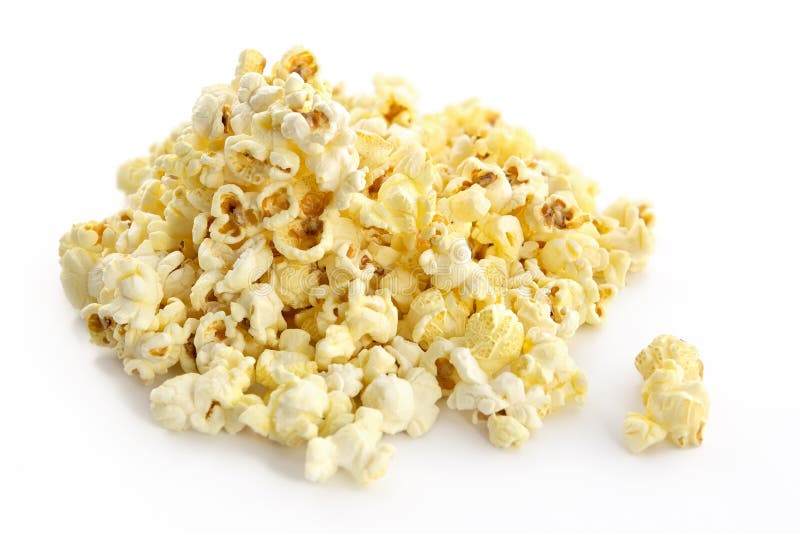 Zoute popcorn stock foto. Image of baksteen, olie, pluizig - 1807352