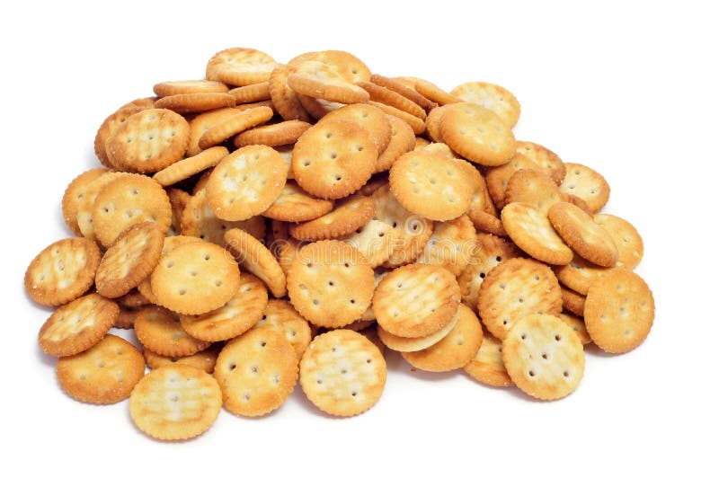 Bruine Die Crackers Met Zaden Worden Bedekt Stock Foto - Image of ...