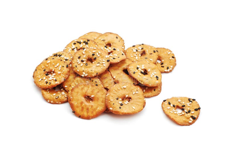 Zoute zaden crackers stock afbeelding. Image of snack - 37650961