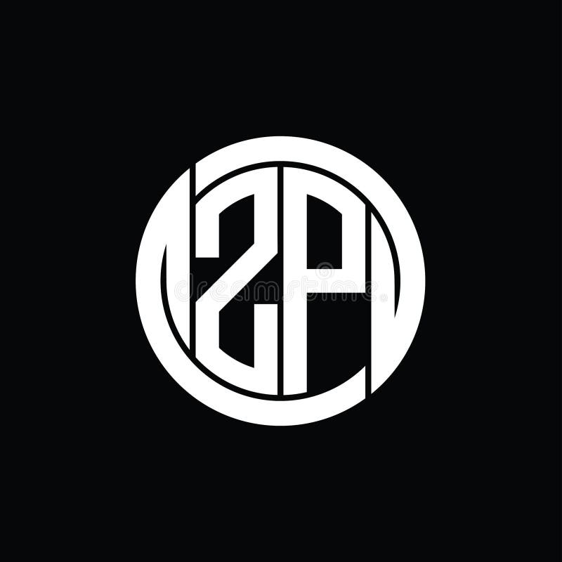 ZP Logo Monogram Shield Inside Circle Shape Vector Images Design ...
