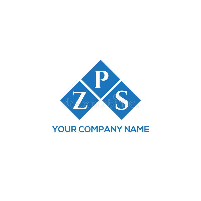 ZPS Letter Logo Design on White Background. ZPS Creative Initials ...