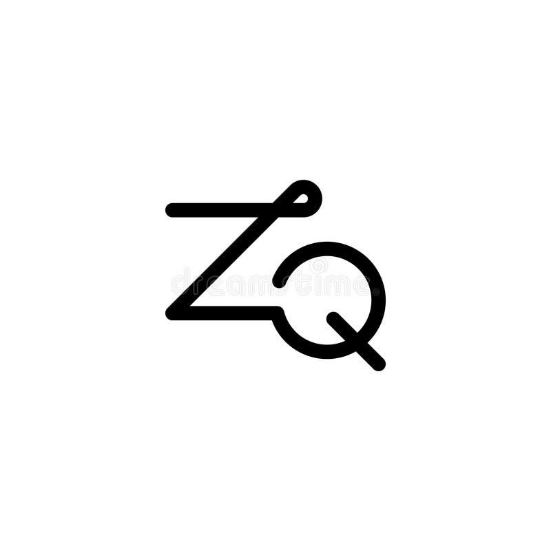 ZQ Logo, ZQ Monogram, Initial ZQ Logo, Letter ZQ Logo, Letter ZQ Icon ...