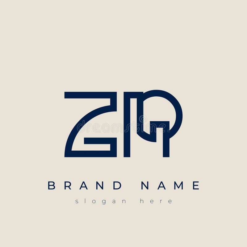 ZR Alphabet Letter Icon Logo Stock Vector - Illustration of template ...