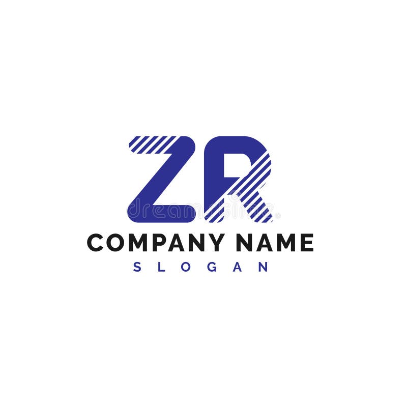 ZR Letter Logo Design. ZR Letter Logo Vector Illustration - Vector ...