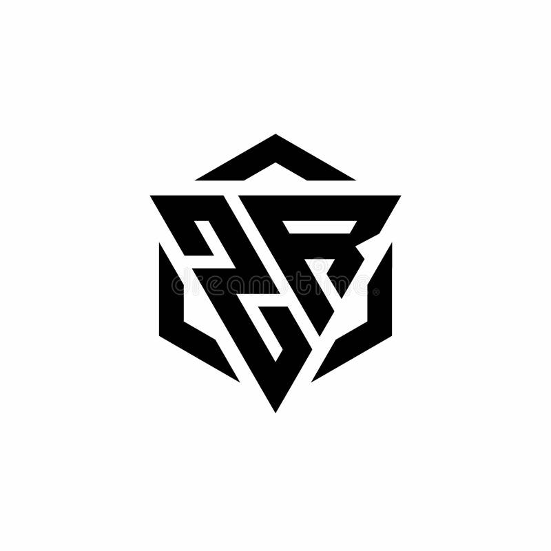 ZR Logo Monogram with Triangle and Hexagon Modern Design Template Stock ... ZR Logo Monogram with Triangle and Hexagon Modern Design Template Stock ...