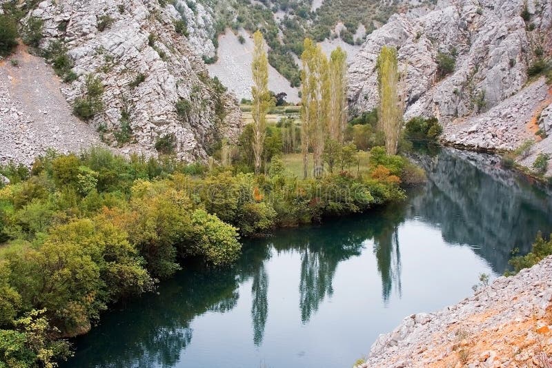 Zrmanja river canyon stock photo. Image of rocky, view - 22705666