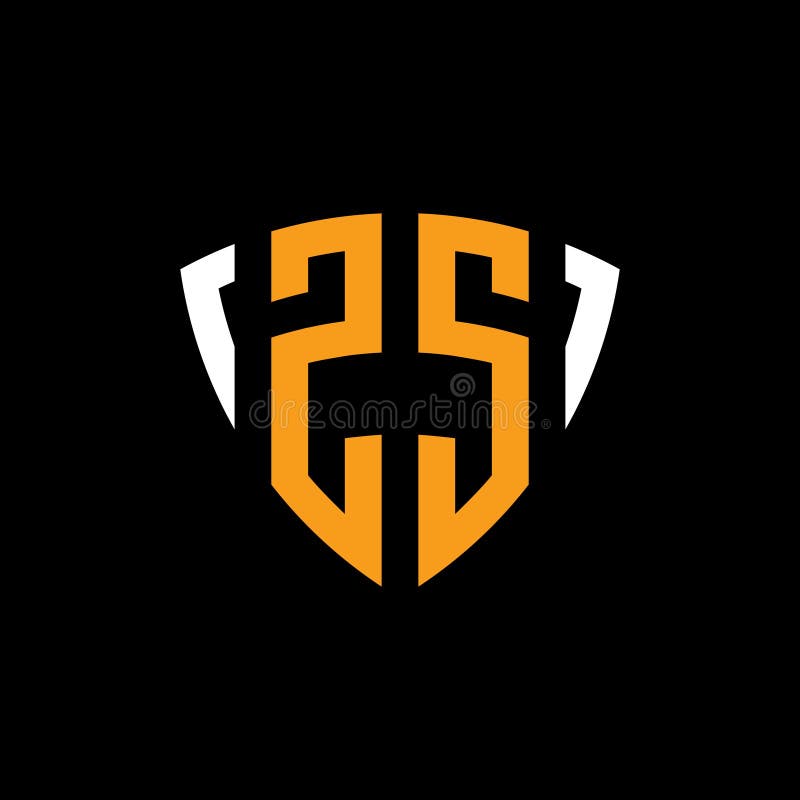 ZS Logo Monogram Design Template Stock Vector - Illustration of initial ...