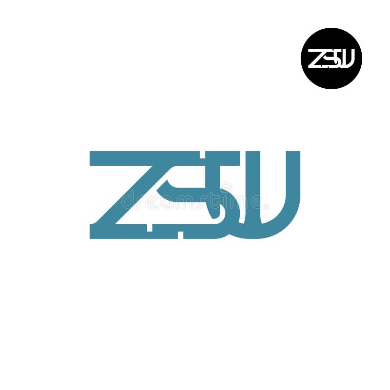 ZSW Logo Letter Monogram Design Stock Vector - Illustration of logo ...