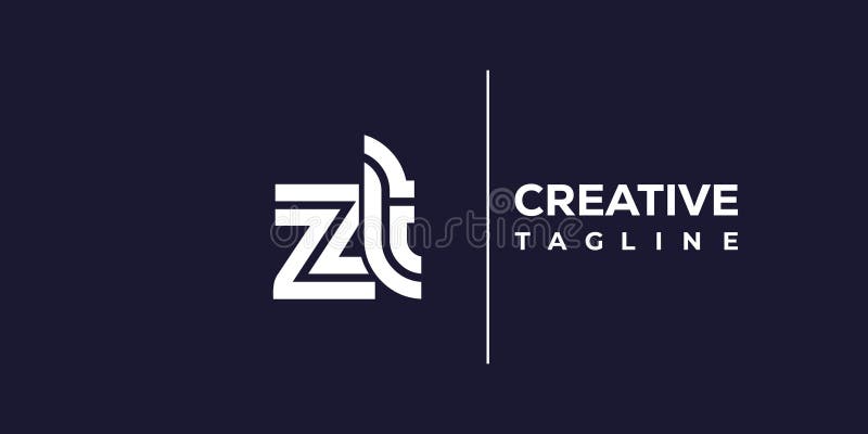 ZT abstract logo stock vector. Illustration of luxury - 356196902