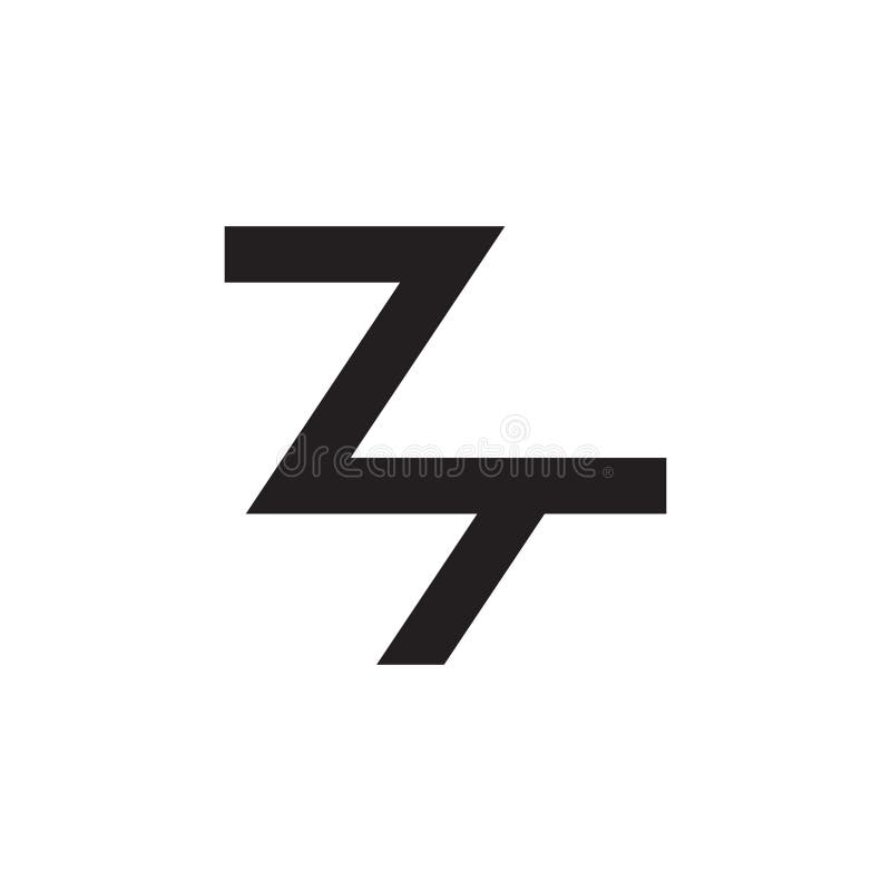 Zt Initial Letter Vector Logo Icon Stock Vector - Illustration of ...