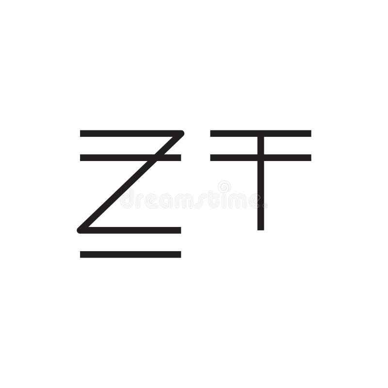 Zt Initial Letter Vector Logo Icon Stock Vector - Illustration of ...