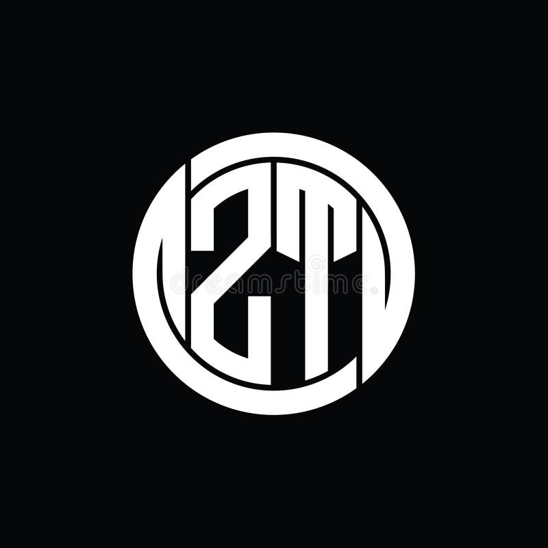 ZT Logo Monogram Shield Inside Circle Shape Vector Images Design ...