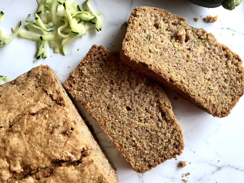 Zucchini bread stock image. Image of cuisine, appetizer - 180196679
