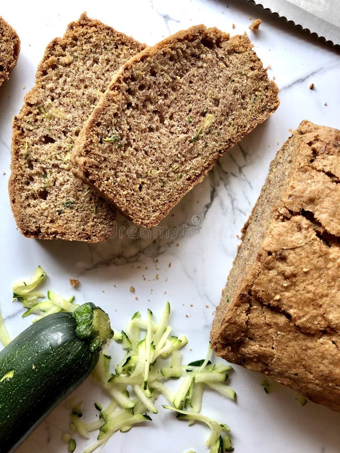 Zucchini bread stock image. Image of meal, brown, appetizing - 180196777