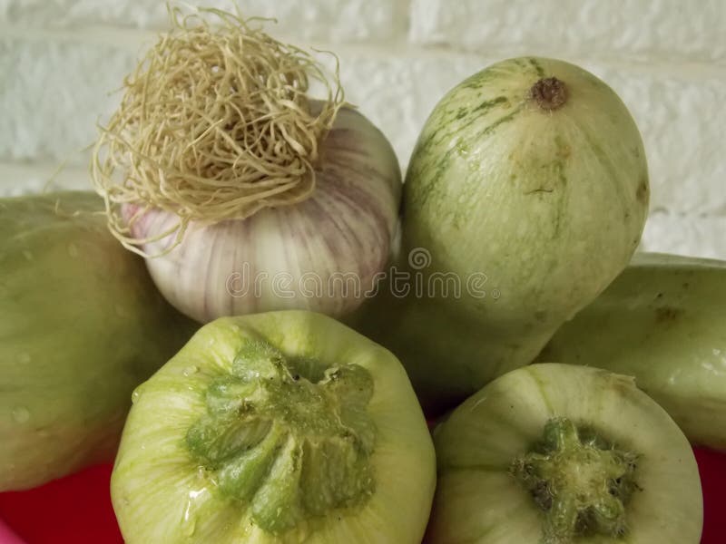Zucchini Close Up on White Background Stock Photo - Image of brick ...