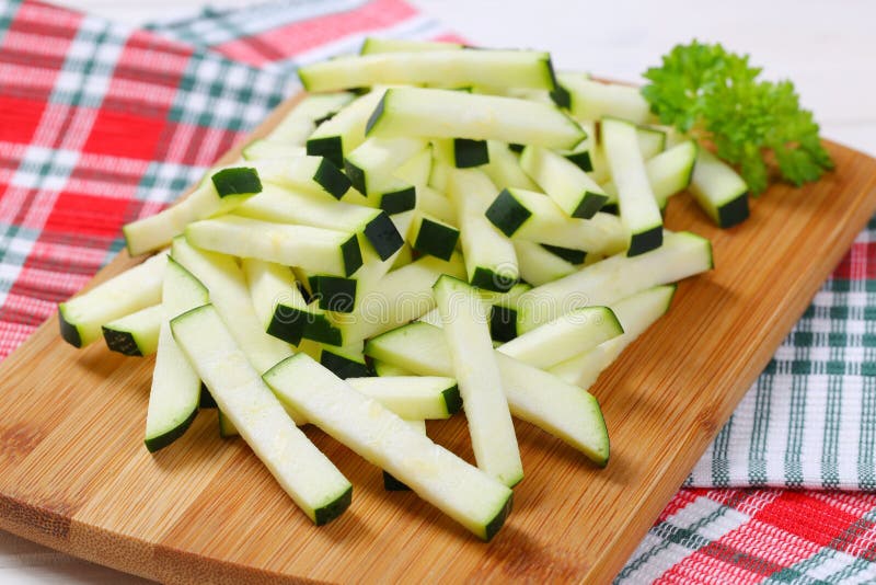 Zucchini cut into strips stock photo. Image of healthy - 93148932