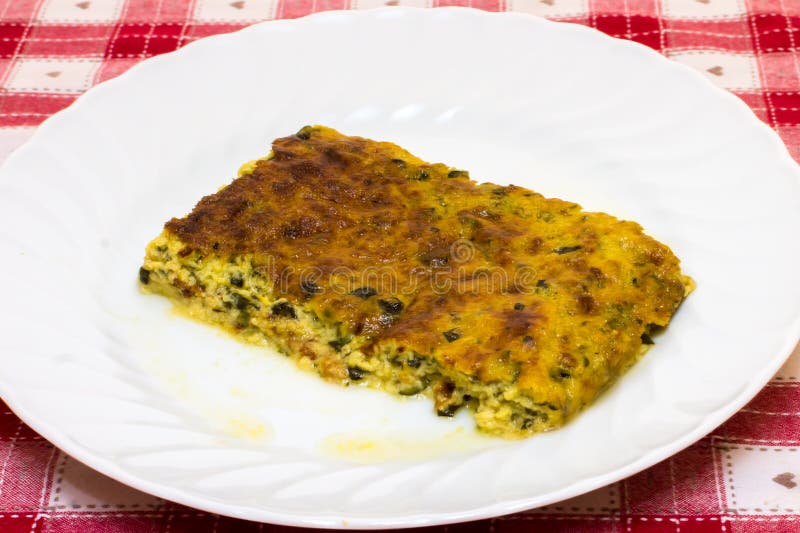 Zucchini pudding stock image. Image of cooked, delicious - 49561539
