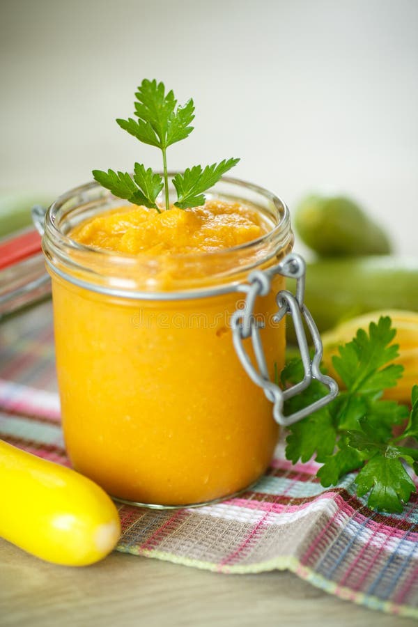 Zucchini puree stock photo. Image of marrow, appetizing - 42301598