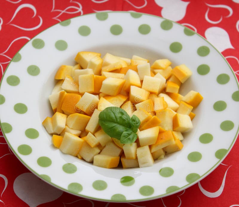 Zucchini stock image. Image of vegetarian, cubes, food - 94098047
