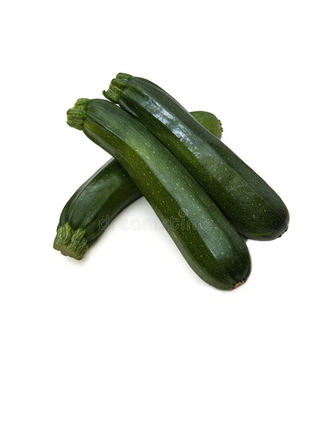 Zucchini on white stock image. Image of healthy, organic - 74252175