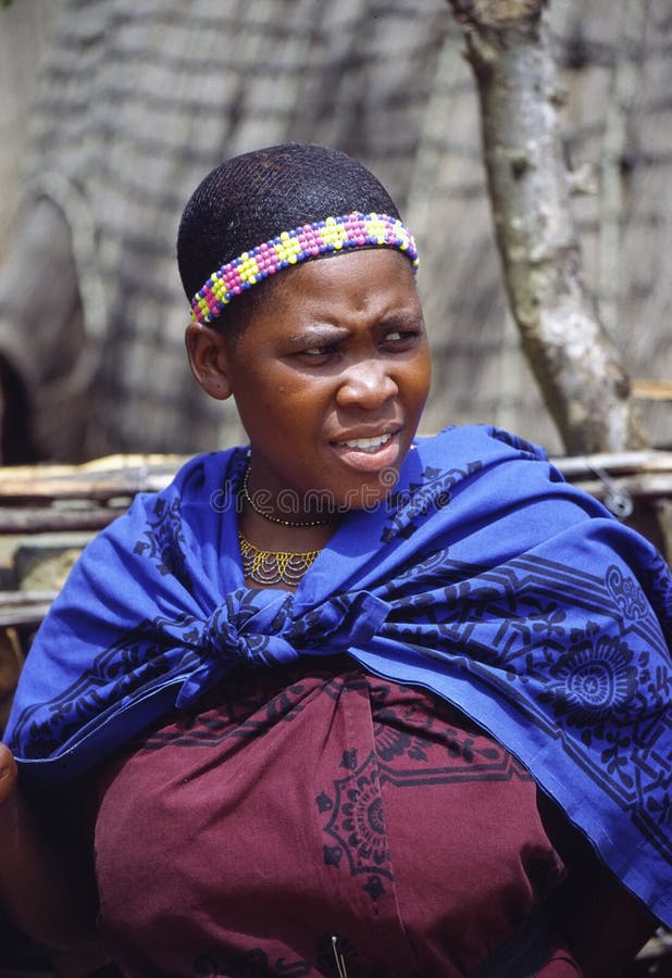 Zulu woman,South Africa editorial photography. Image of green - 24741807