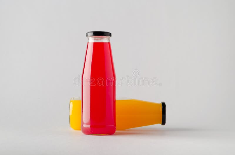 Zumo Botella Mockup Dos Botellas Imagen de archivo - Imagen de ahotio ...