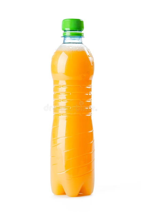 Zumo de naranja en botella imagen de archivo. Imagen de fresco - 14349415