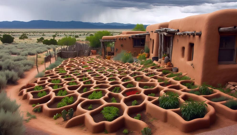 Zuni Runoff Farms, AI Generated Image Stock Photo - Image of beauty ...