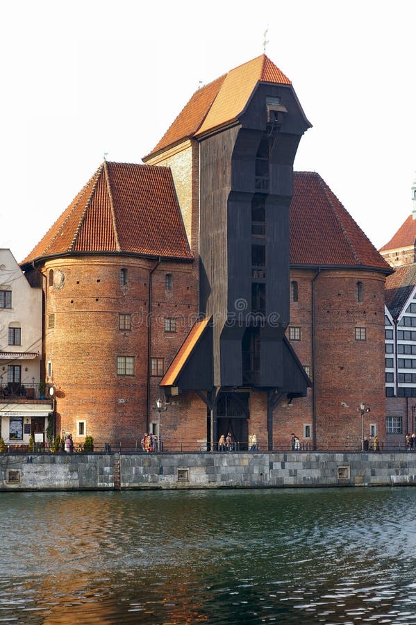 Zuraw in Gdansk, Poland stock photo. Image of port, town - 4393216