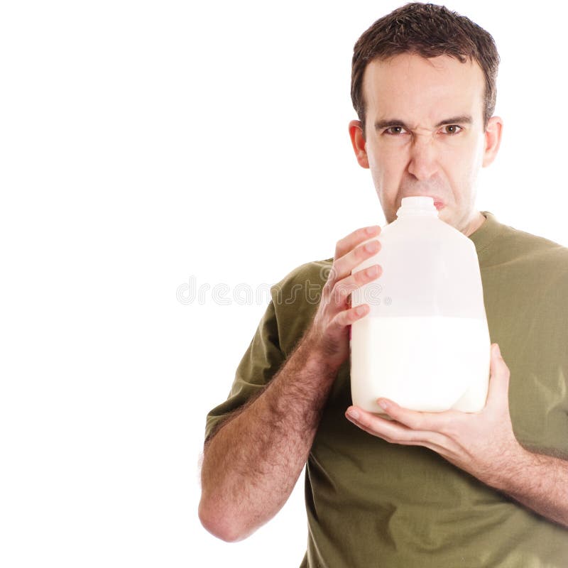 Zure Melk stock foto. Image of vergist, snuffelen, vitamine - 13868416