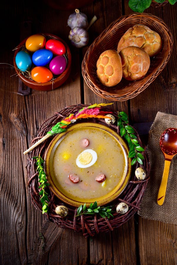 A Zurek: Polish Easter Soup for the Festive Season Stock Photo - Image ...