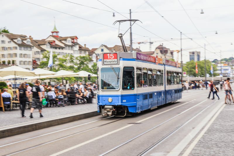 Zurich centrum, Schweiz redaktionell arkivfoto. Bild av europeiskt ...
