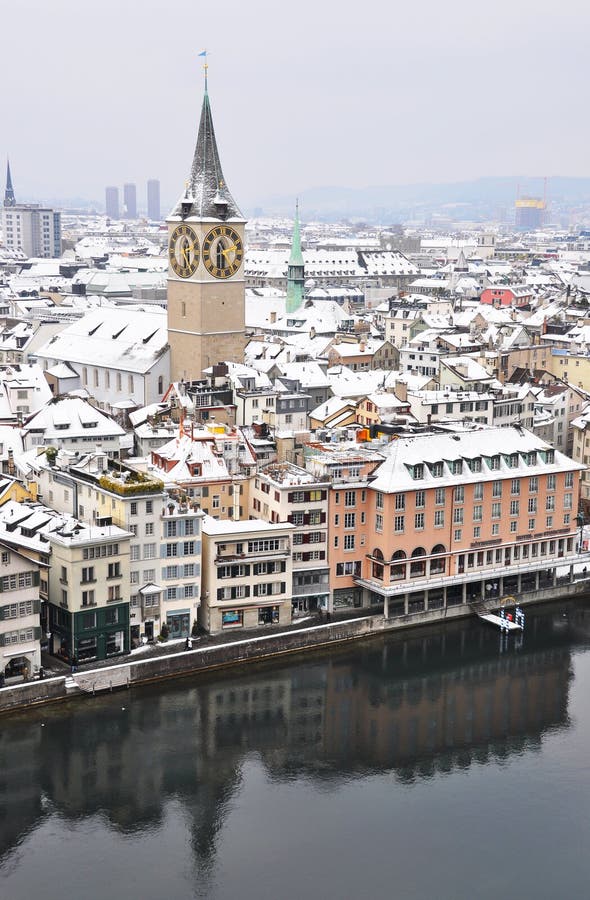 Zurich downtown stock image. Image of building, downtown - 12645003