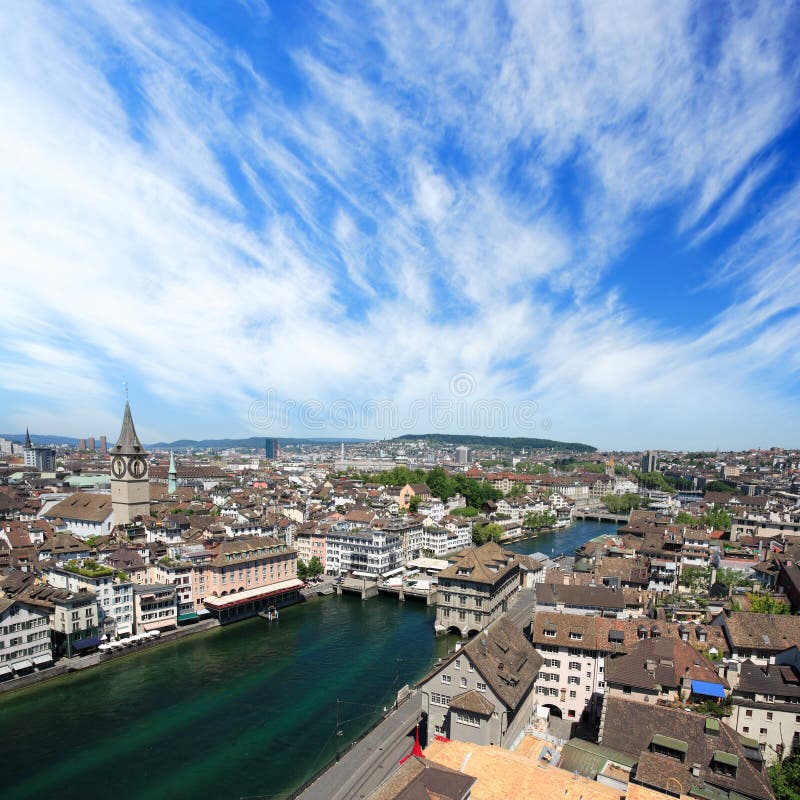 Zurich Switzerland stock photo. Image of architecture - 16192358