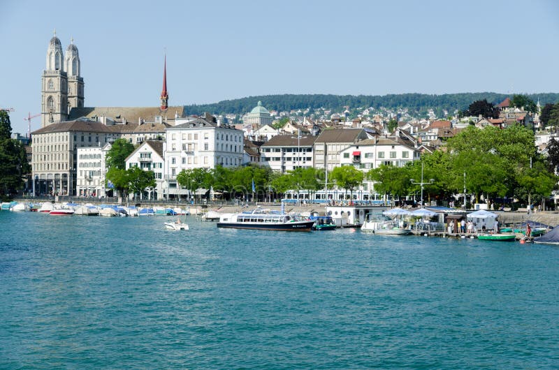 Zurich, Switzerland editorial image. Image of minster - 54954630