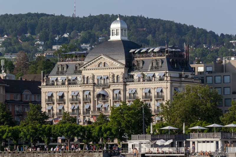 Architectural Solutions on the Shores of Lake Zurich Editorial Photo ...