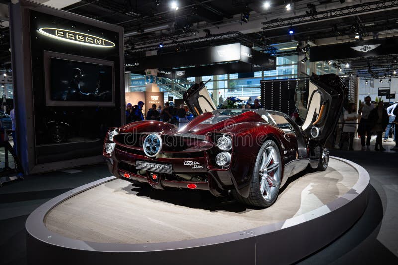 09-11-2024 Zurich, Switzerland. Pagani Utopia Hypercar at the Zurich ...