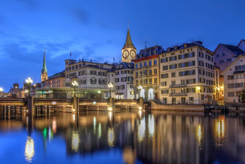 Zurigo, Svizzera immagine stock. Immagine di orizzonte - 39754075