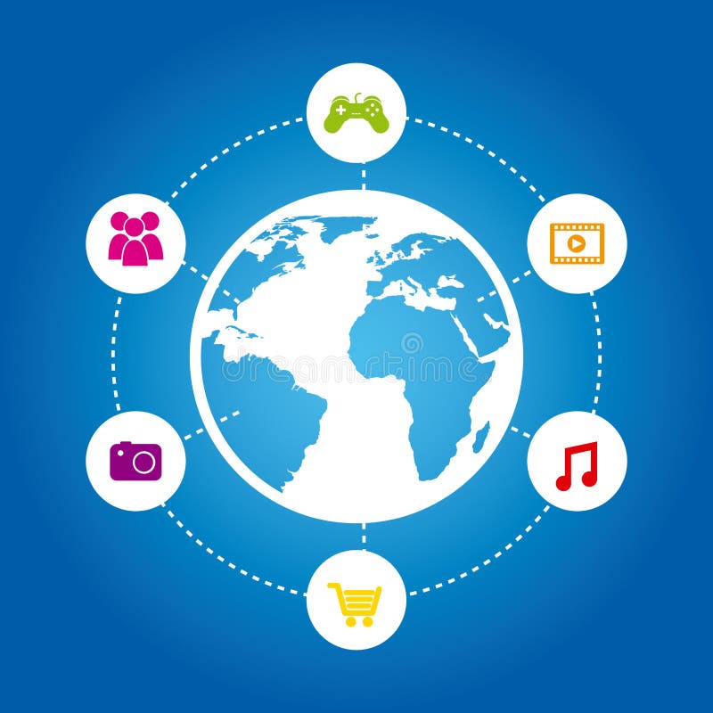 Zusammenhang stock abbildung. Illustration von integriert - 33589522