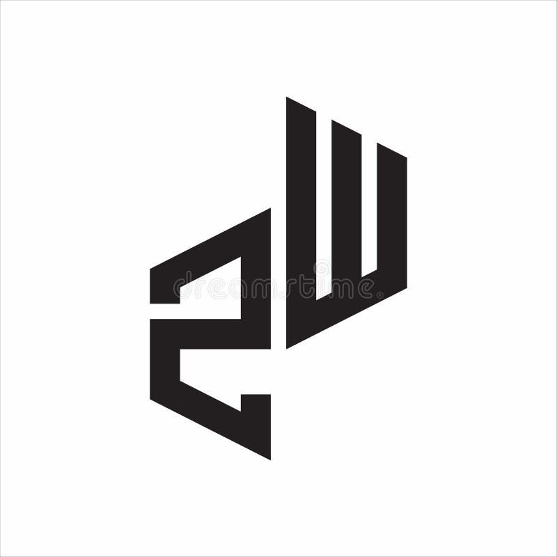 Initial Letters Logo Monogram with Up To Down Style Stock Vector ...