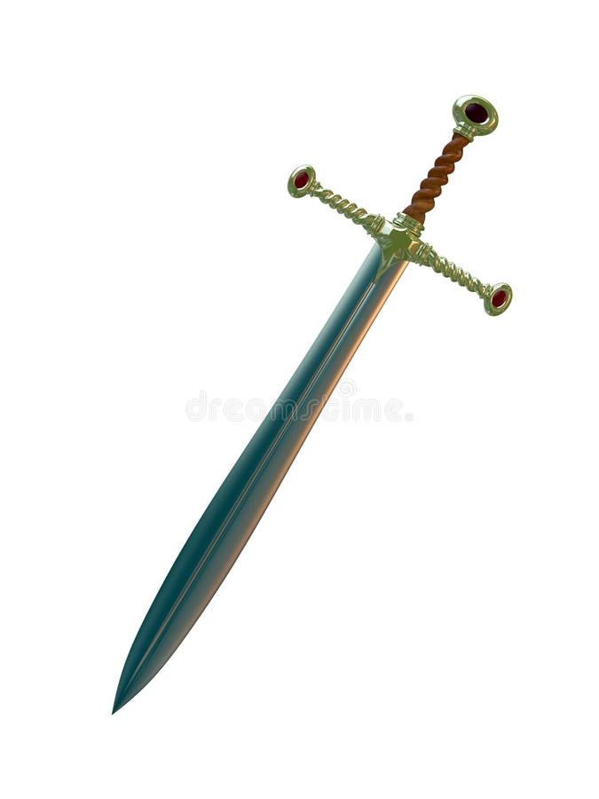Zwaard stock illustratie. Illustration of metaal, zwaard - 11990499